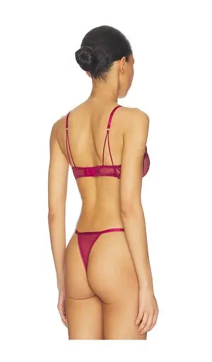 KAT THE LABEL Nicolette Underwire Bra - Red