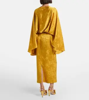 TALLER MARMO Eolia Primavera Jacquard Midi Dress