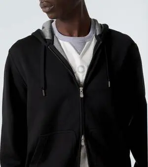 Brunello Cucinelli Cotton-blend Hoodie - Black
