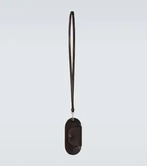 LEMAIRE Bell Leather Glasses Holder - Brown