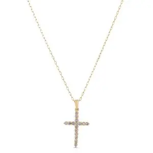 Benbridge Diamond Cross Pendant - H-j