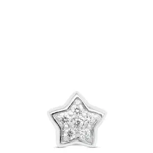 Benbridge Diamond Star Single Stud Earring - Wg