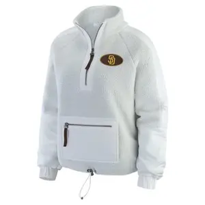 WEAR BY ERIN ANDREWS San Diego Padres Polar Fleece Quarter-zip Jacket