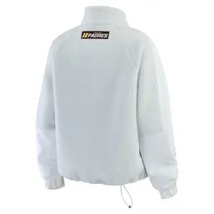 WEAR BY ERIN ANDREWS San Diego Padres Polar Fleece Quarter-zip Jacket