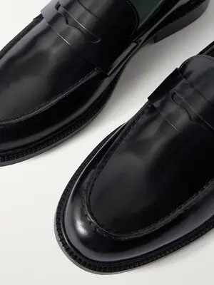 VINNY'S Townee Leather Penny Loafers