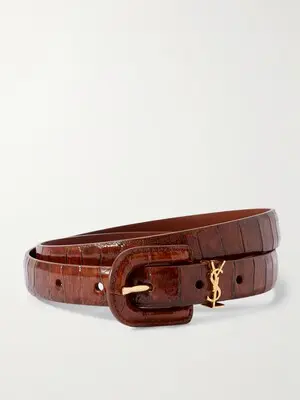 Croc Effect Belts For Women