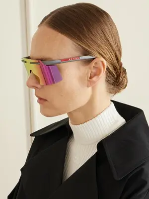 Prada Linea Rossa Square-frame Sunglasses