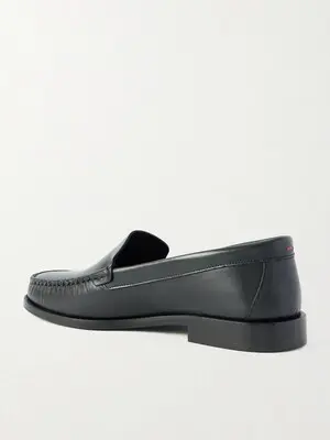 AeydĒ Arthur Leather Loafers - Black
