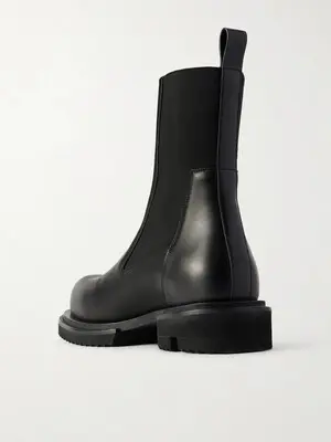 Rick Owens Beatle Gabe Leather Ankle Boots