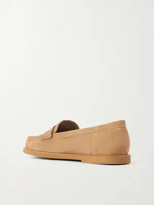 GIANVITO ROSSI Suede Loafers - Brown