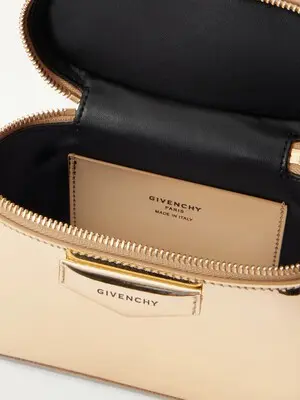 Givenchy Antigona Metallic Leather Shoulder Bag