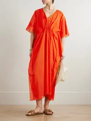 ERES Voilier Cotton-voile Kaftan - Red