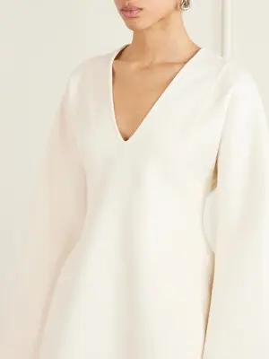 RÓHE Paneled Wool Blouse