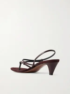 NEOUS Safi Leather Sandals - Brown