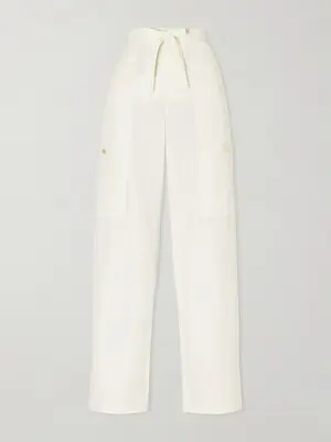 JIL SANDER Cotton-poplin Cargo Pants - Off-white