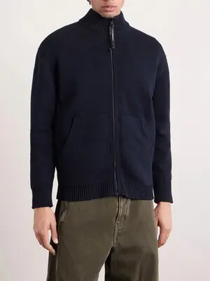 C.P. COMPANY Knitted Zip-up Cardigan With Detachable Gilet