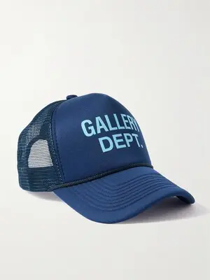 GALLERY DEPT. Logo-print Trucker Cap - Blue