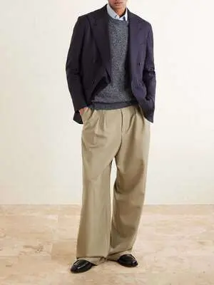 Inis Meáin Linen And Cotton-blend Sweater