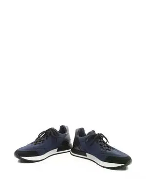 Hermès 2010s Suede Fabric Sneakers