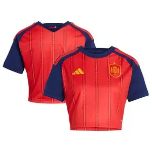Adidas Spain National Team Fifa X World Cup 2026 Home Cropped Replica Jersey - Red