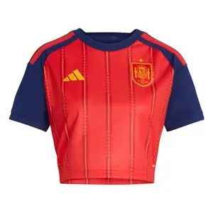 Adidas Spain National Team Fifa X World Cup 2026 Home Cropped Replica Jersey - Red