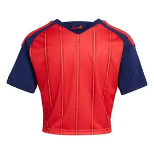 Adidas Spain National Team Fifa X World Cup 2026 Home Cropped Replica Jersey - Red