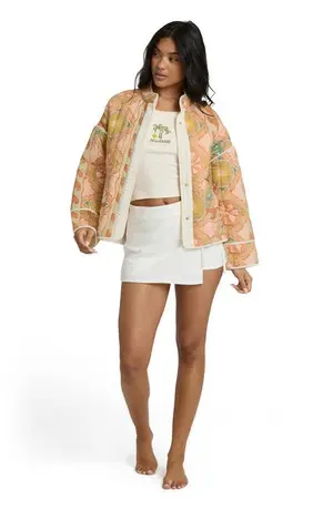BILLABONG Abstract Oversized Quilted Jacket