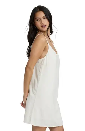 BILLABONG Summer Love Mini Dress - Salt Crystal