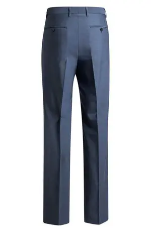 Etro Roma Single-pleat Wool Pants - Indaco