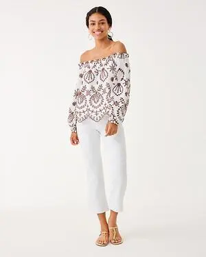Lilly Pulitzer® Eyelet Off-the-shoulder Top