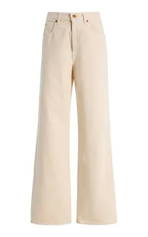 SLVRLAKE Grace Rigid High-Rise Wide-Leg Jeans