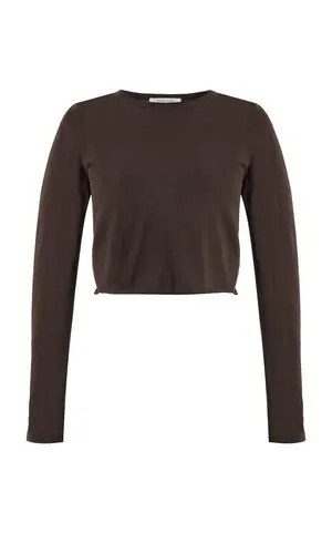 SLVRLAKE Cotton Baby Tee - Brown