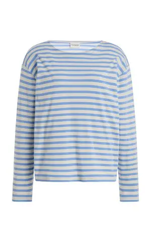 Closed Basic Cotton-modal T-shirt - Blue