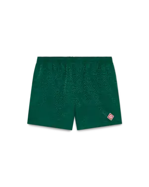 Casablanca Monogram Jacquard Swim Shorts - Multicolor