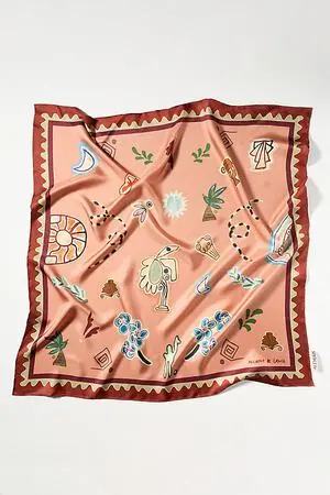 ALEMAIS Laurence Silk Hair Scarf - Multi