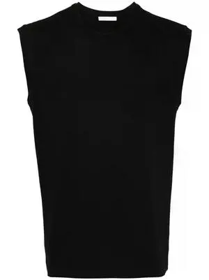 Helmut Lang Logo-print Sleeveless T-shirt