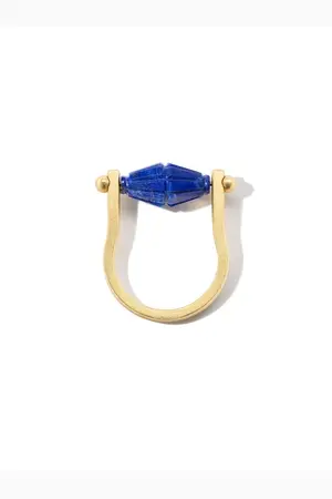 ETIQ Khol Lapis Ring - Gold