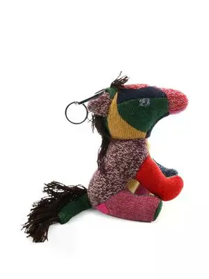 THE ELDER STATESMAN Patchwork Horse Keyring