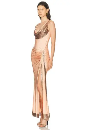Rabanne Side Slit Gown