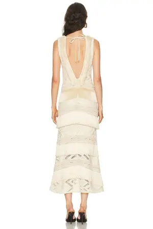 PatBO Lycra Mesh Dress