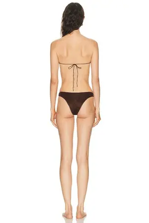Oseree Lumiere Multi Ring Bandeau Bikini Set