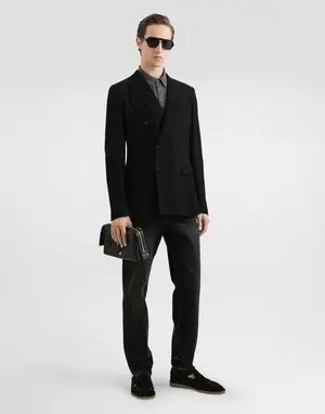 Dolce & Gabbana Double-breasted Taormina Jersey Jacket