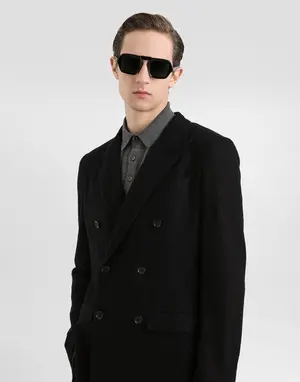 Dolce & Gabbana Double-breasted Taormina Jersey Jacket