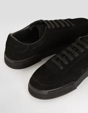 Dolce & Gabbana Portofino Light Florio Yacht Calfskin Sneakers - Black