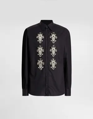 Dolce & Gabbana Striped Cotton Martini Shirt - Multicolor