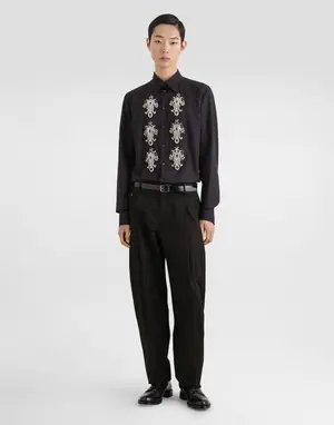 Dolce & Gabbana Striped Cotton Martini Shirt - Multicolor