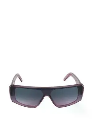 Rick Owens Geometric Frame Sunglasses - Purple