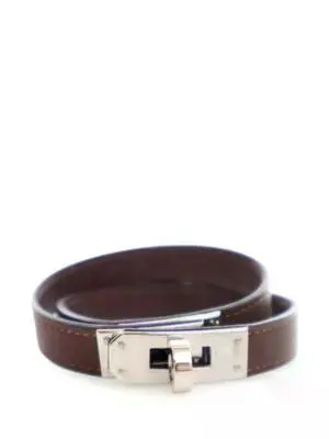 Hermès Swift Kelly Double Tour Bracelet - Brown