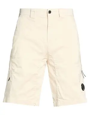 C.P. COMPANY Cotton Stretch Cargo Shorts - Ivory