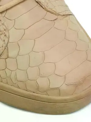 GIUSEPPE ZANOTTI Kriss Embossed Leather High-top Sneakers